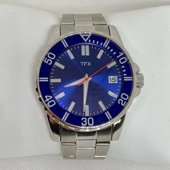 Bulova | Accessories | Tfx By Bulova Men Wrist Watch Silver Tone Analog ...